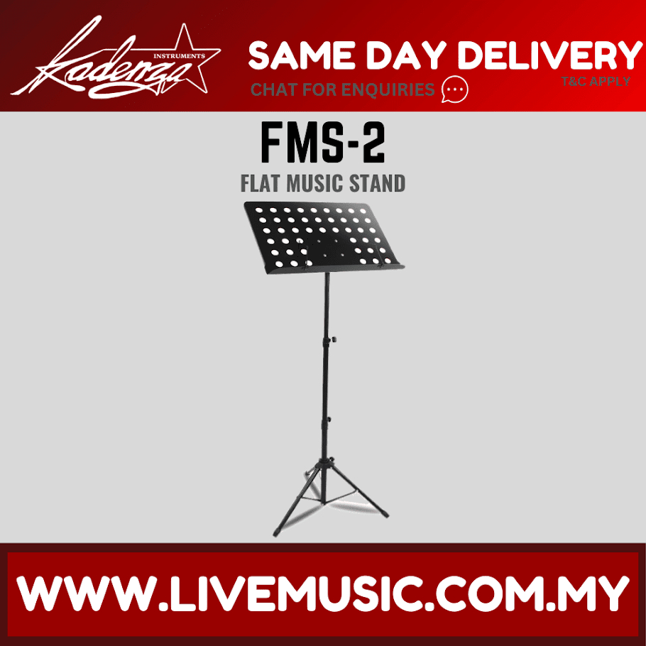 Kadenza FMS-2 Book Stand / Flat Music Note Stand for Violin, Keyboard, Guitar, Ukulele & Food ...