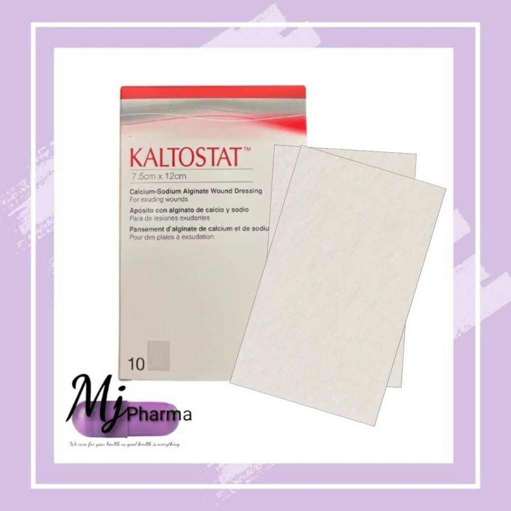 ConvaTec KALTOSTAT Wound Dressing 7.5X12cm 168212 Box of 10s | Shopee ...
