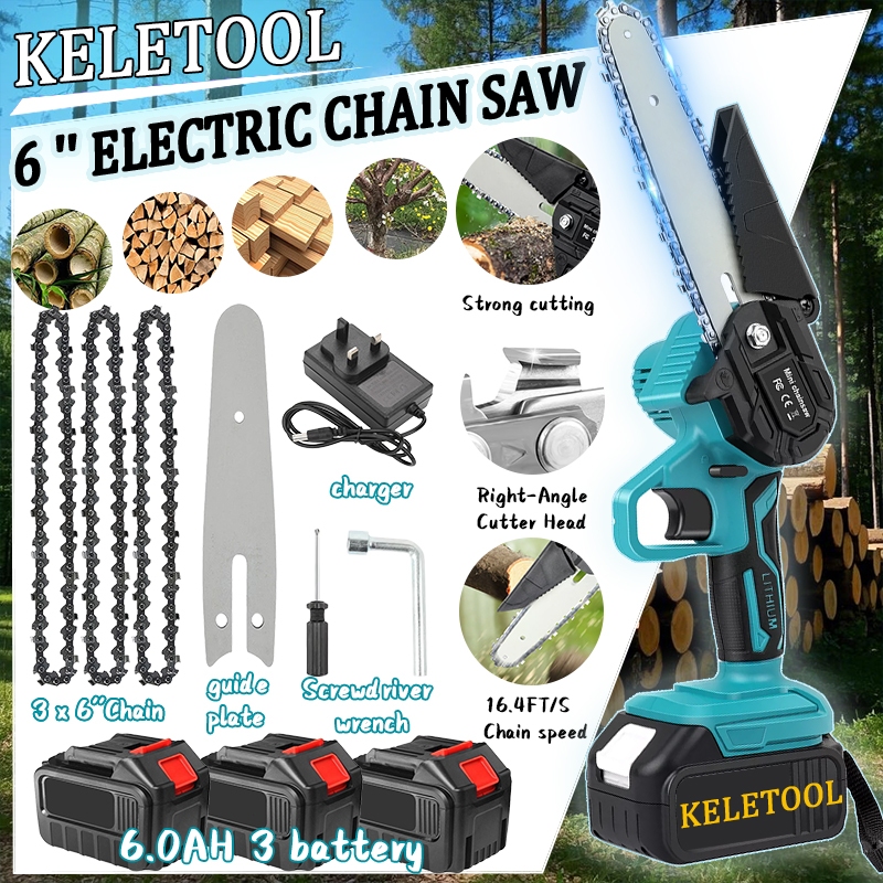 Electric chainsaw Telescoping pole Pruning trimmer Telescopic electric ...