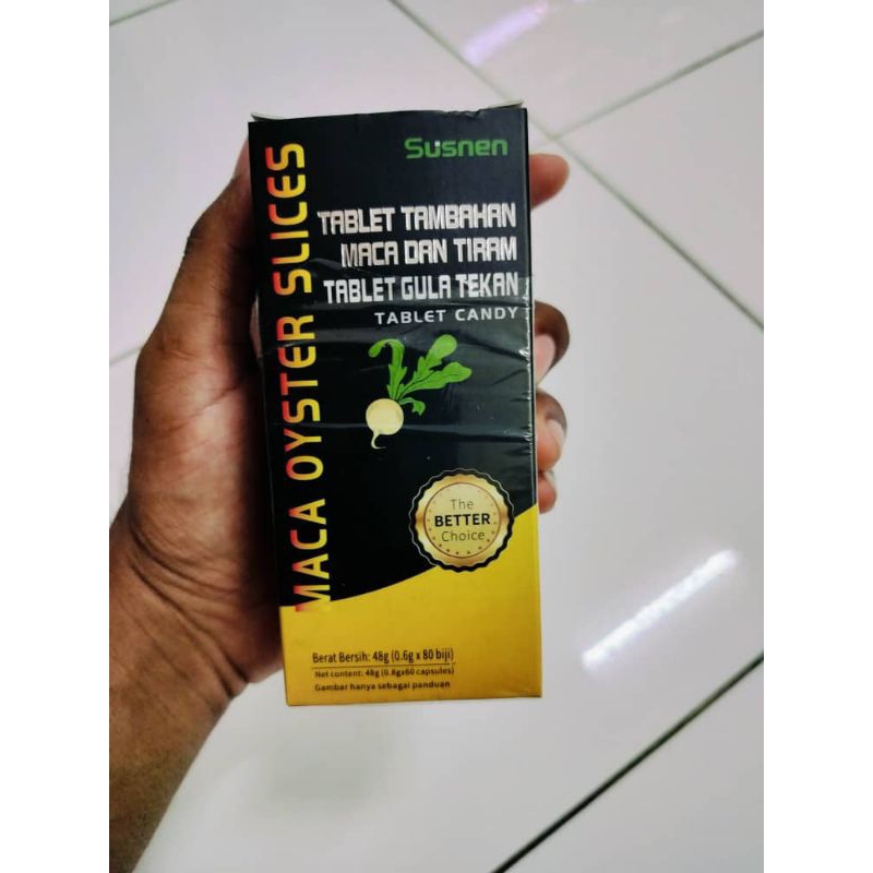 gula gula susnen maca gula capsule sebetol 60 PCs gula original cod ...