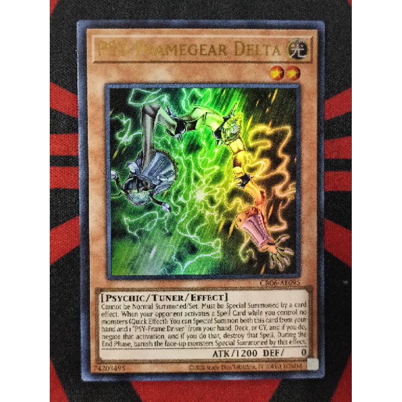 YUGIOH KONAMI CR06-AE095 PSY-Framegear Delta (Ultra Rare ) | Shopee Malaysia