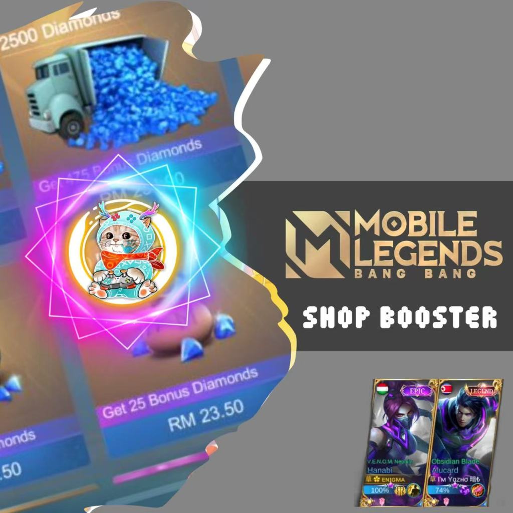 [MMS] Mobile Legends MLBB Malaysia shop booster [dias] | Shopee Malaysia