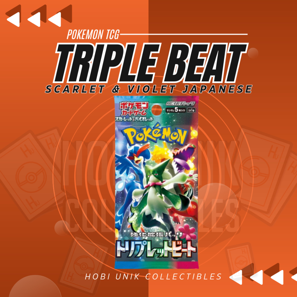 (Live Rip)[SV1a] Pokemon TCG : Triple Beat Packs | Shopee Malaysia
