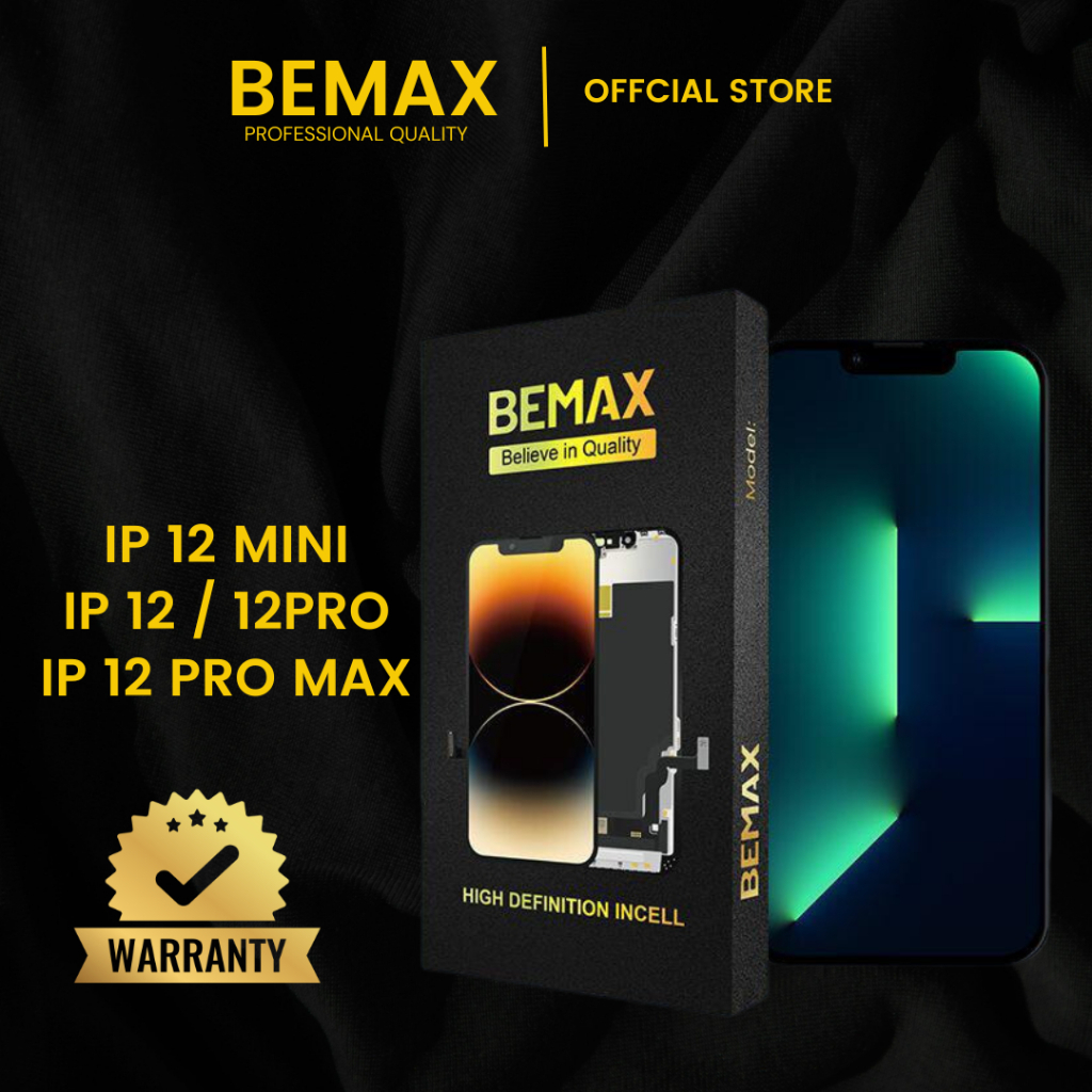 [BEMAX] COMPATIBLE FOR 12 MINI/12,12PRO/12 PRO MAX LCD Touch Screen ...