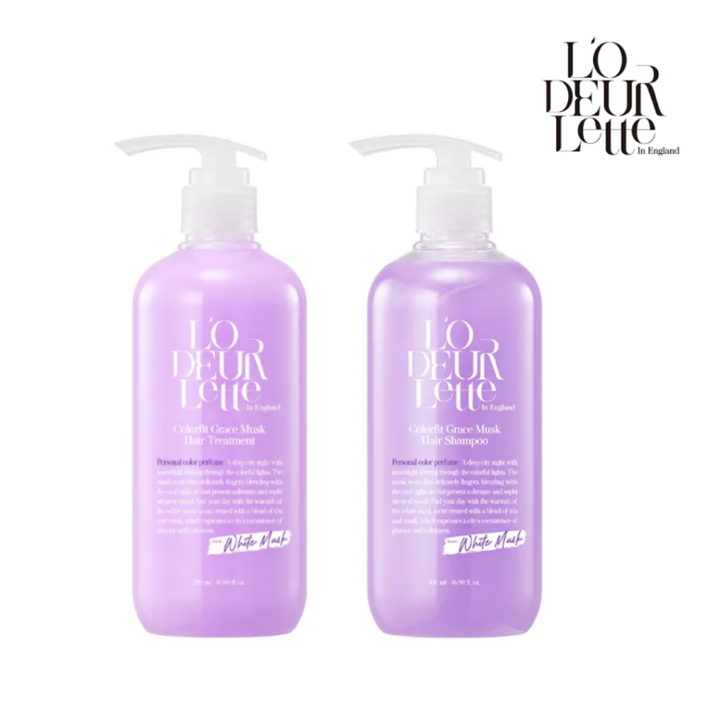 L'Odeurlette Perfume Shampoo/Treatement White Musk (500ml + 500ml ...