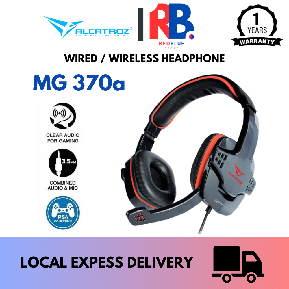 Alcatroz Alpha MG370A MG370 Stereo Gaming Headphones with Mic for ...