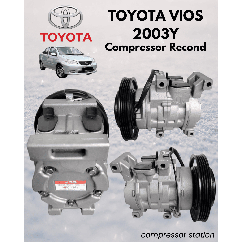 (029) Toyota Vios 2003 Year Compressor Recond | Shopee Malaysia