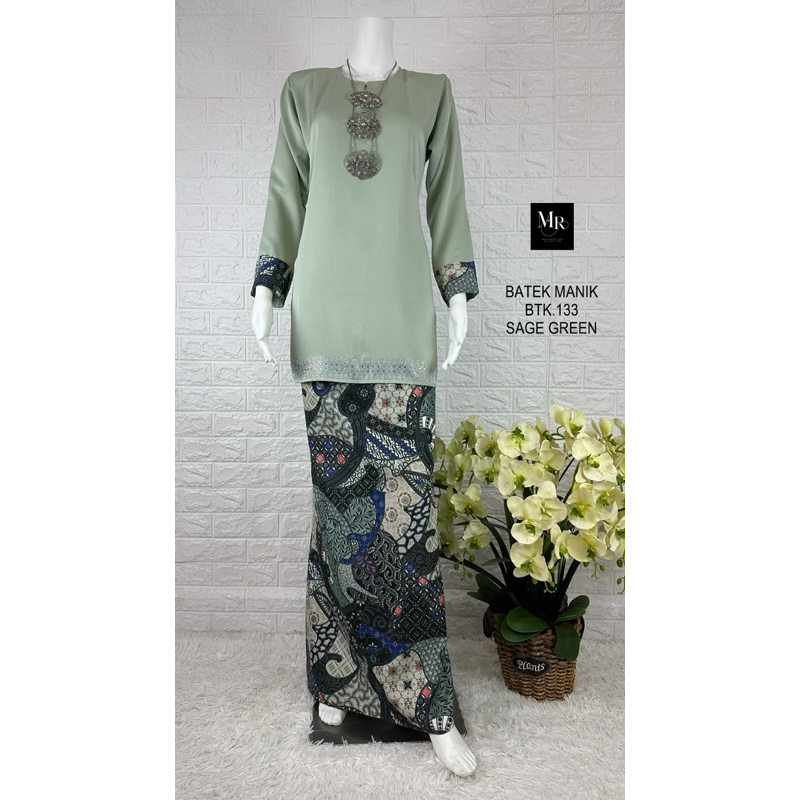 KURUNG MODEN SAGE GREEN | Shopee Malaysia