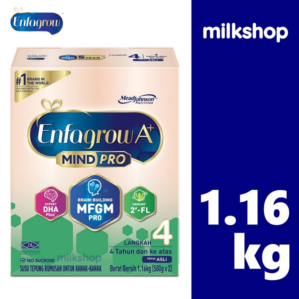 Enfagrow A+ Step4 1.16kg Asli Plain Original Step 4 Enfa Box Mindpro ...