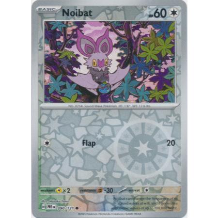 Pokemon Card TCG Prismatic Evolution 090/131 Noibat (Reverse Holo ...