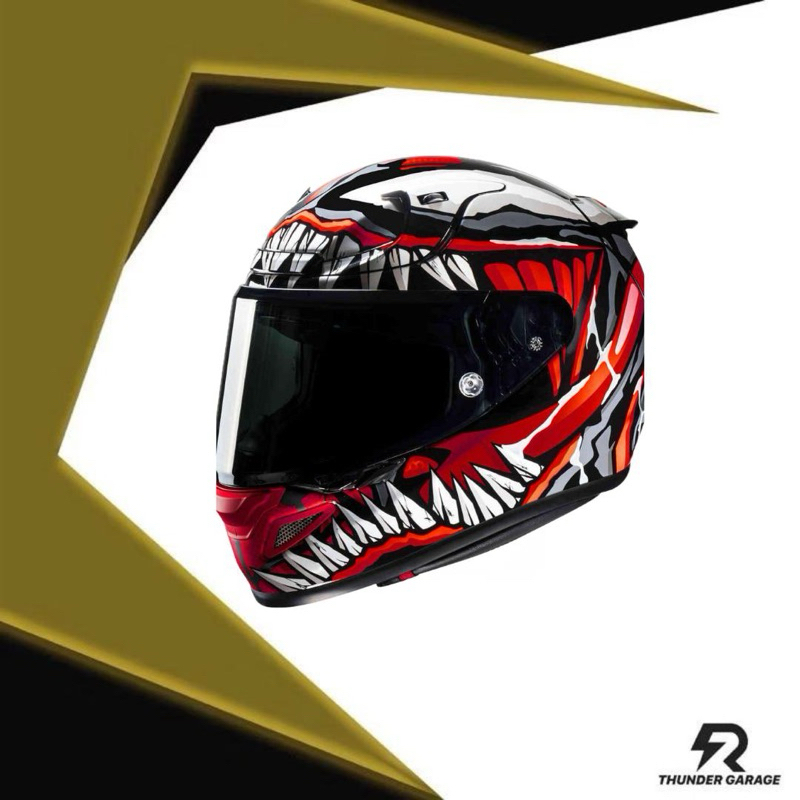 HJC RPHA 12 Maximized Venom Marvel Full Face Helmet (Original 100% ...