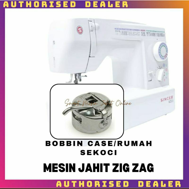 Bobbin Case SINGER Portable Sewing Machine/Rumah Sekoci Mesin Jahit Zig Zag Portable | Shopee ...