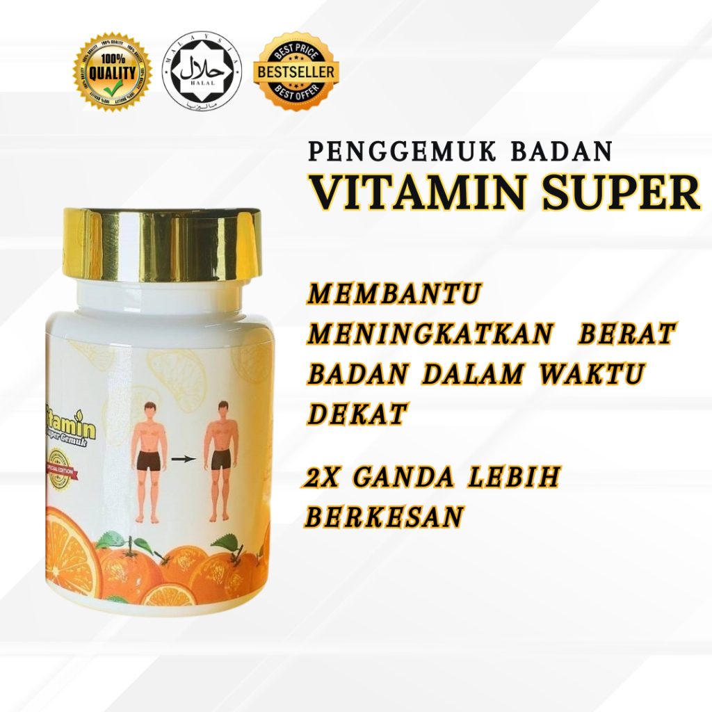 obat gemuk badan original vitamin super gemuk naikkan berat badan budak ...