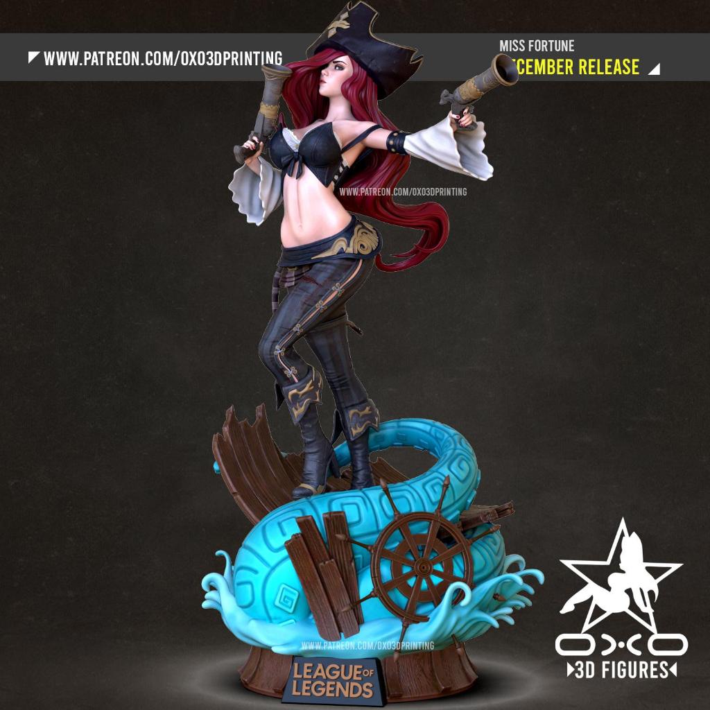 League of Legends Miss Fortune Classic Action Figure | Fan-Art Model ...