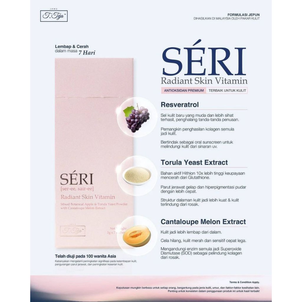 ORIGINAL | SERI RADIANT SKIN VITAMIN by JAMU TUN TEJA | Shopee Malaysia
