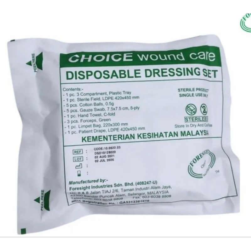 Disposable Dressing Set (15 pax) | Shopee Malaysia