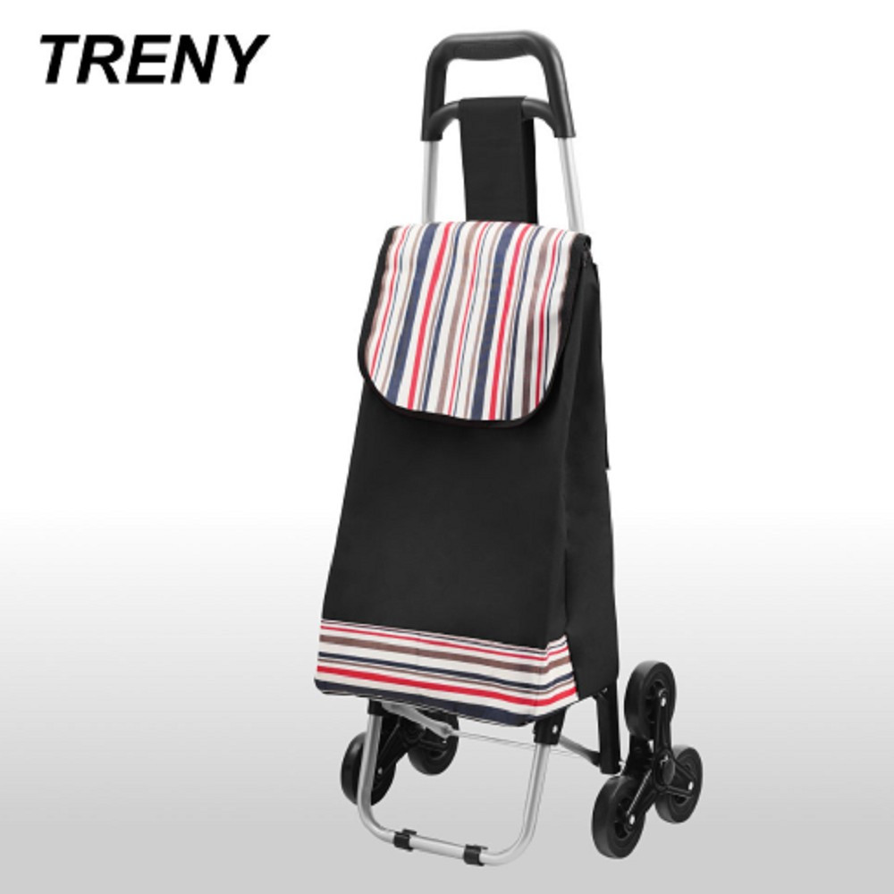 6 Wheels Foldable Trolley Shopping Cart Bearing Mute Climbing Wheel ...