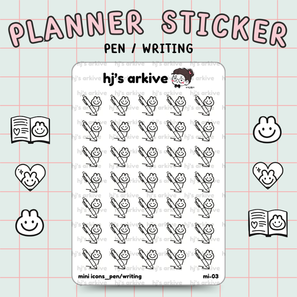 Writing, Work, Mail Icon Sticker | Planner Journal Decoration ...