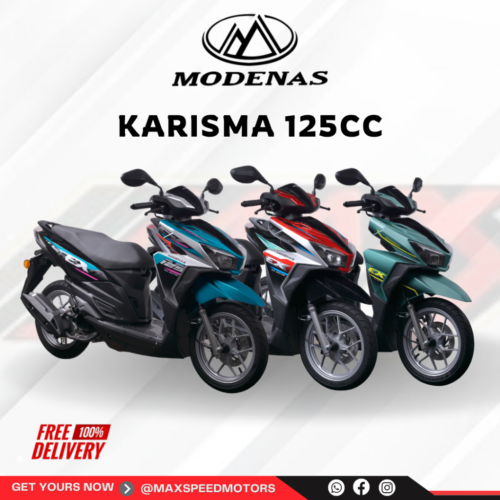 MODENAS KARISMA 125CC UNREGISTERED NEW MOTORCYCLE | Shopee Malaysia