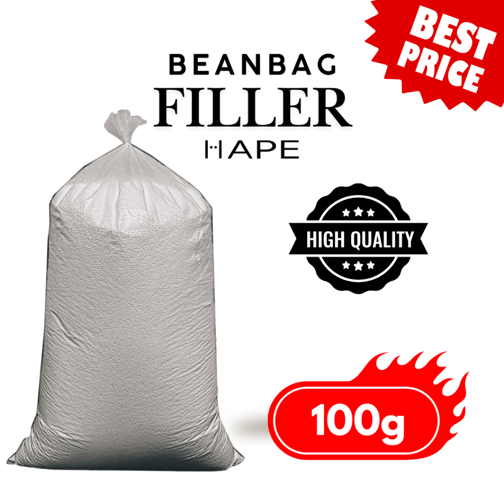 [HAPE] Bean Bag Refill 100g Bean Bag Filler | Shopee Malaysia