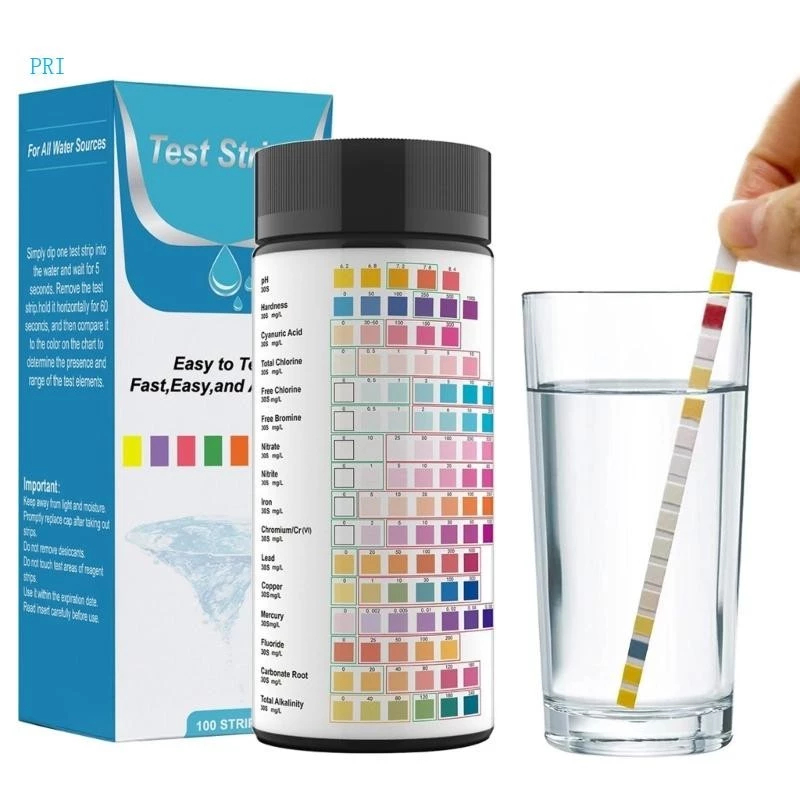 50/100x Water Hardness Test Strips Fast and Accurate Water Quality ...