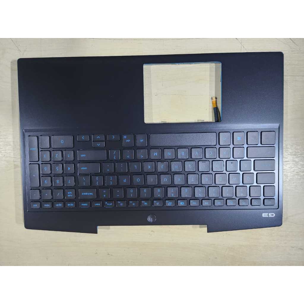Dell G3 15 Gaming Laptop 3590 3500 Palmrest Backlit Keyboard Assembly ...