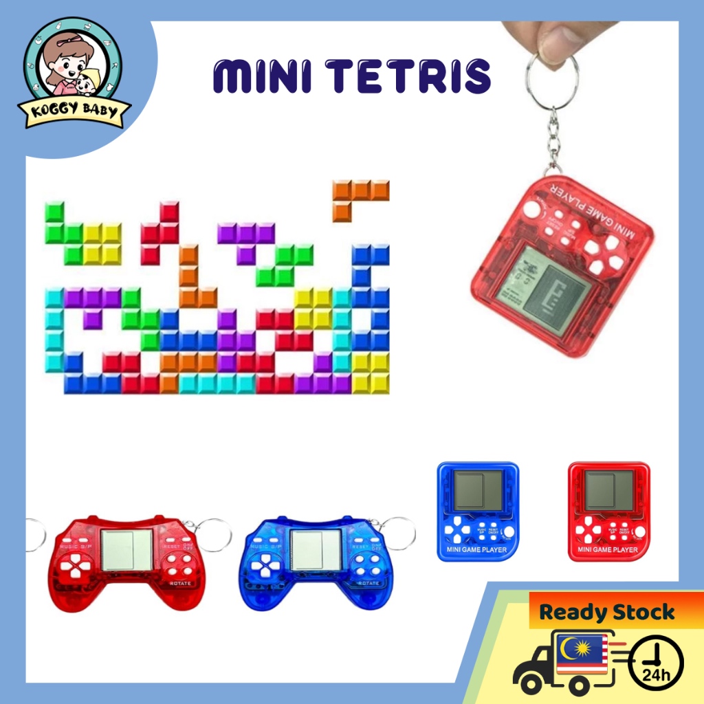 KOGGY Classic Electronic Tetris Block Puzzle Game Toys Fun Game Machine ...