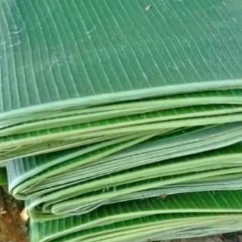 Daun Pisang Nipah, Awak@Asam(Segar)1Kg,Besar, Lebar, Cantik, bersih ...