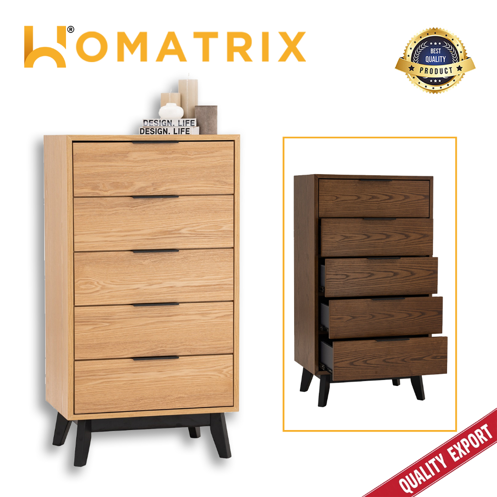 HOMATRIX Chest Drawer Cabinet Living Room Storage Cabinet Kabinet Laci ...