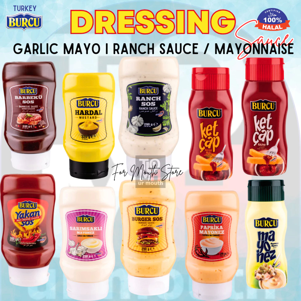 [BURCU] Garlic Mayonnaise Sauce | Ranch sauce | Paprika Mayonnaise ...