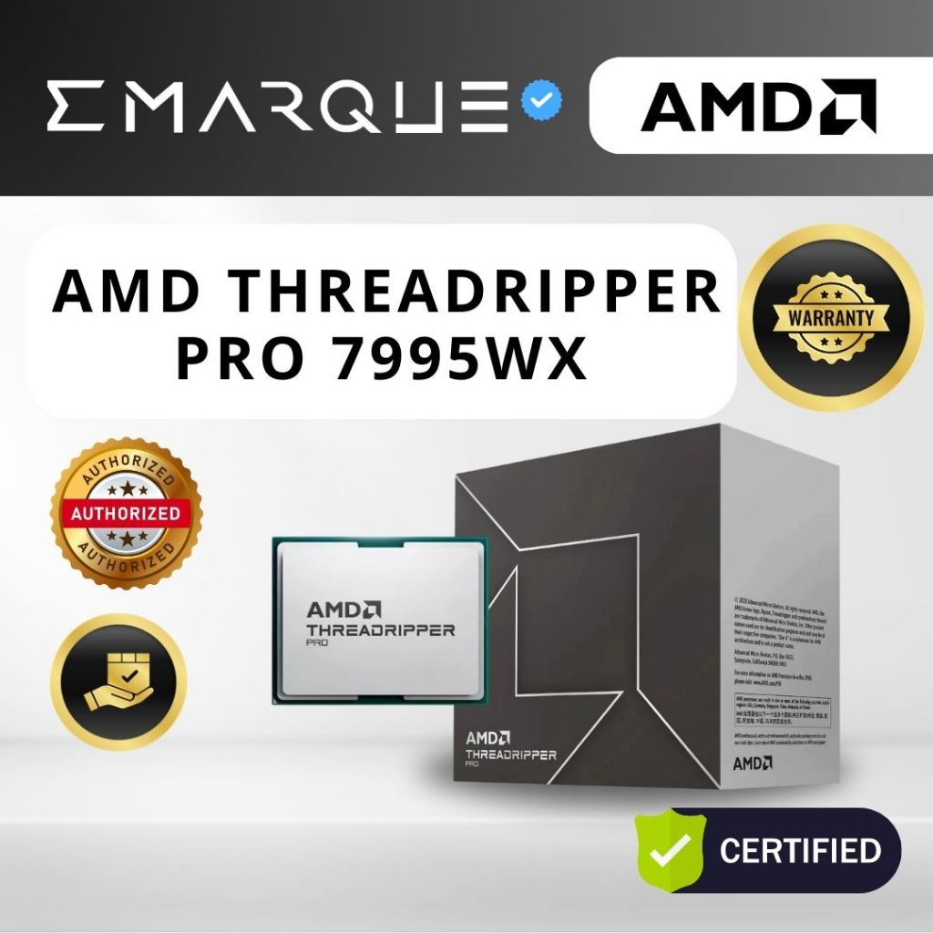 AMD Ryzen Threadripper PRO 7995WX 96-Core 192-Thread Processor | Shopee ...
