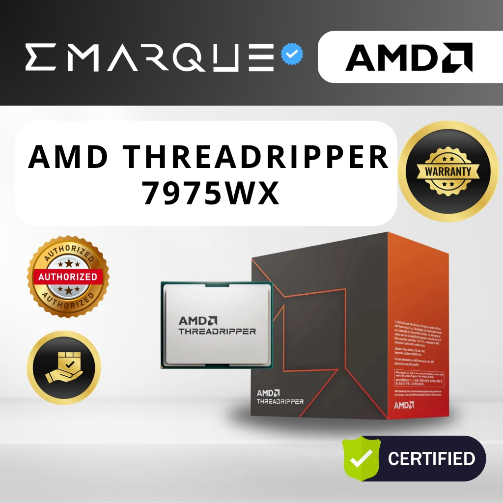 AMD Ryzen Threadripper 7975WX 32 Core 64 Threads Processor | Shopee ...