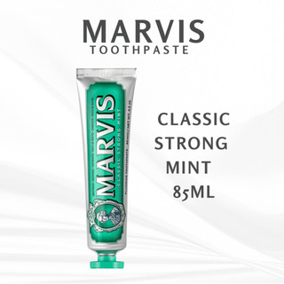 Marvis Classic Strong Mint Toothpaste 85ml | 🌿 Fresh Breath & 😁 Bright ...