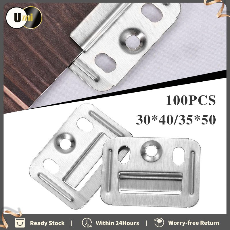 100Pcs Fluted Cladding Clip Gusset Wall Panel Clamp Stainless Steel ...