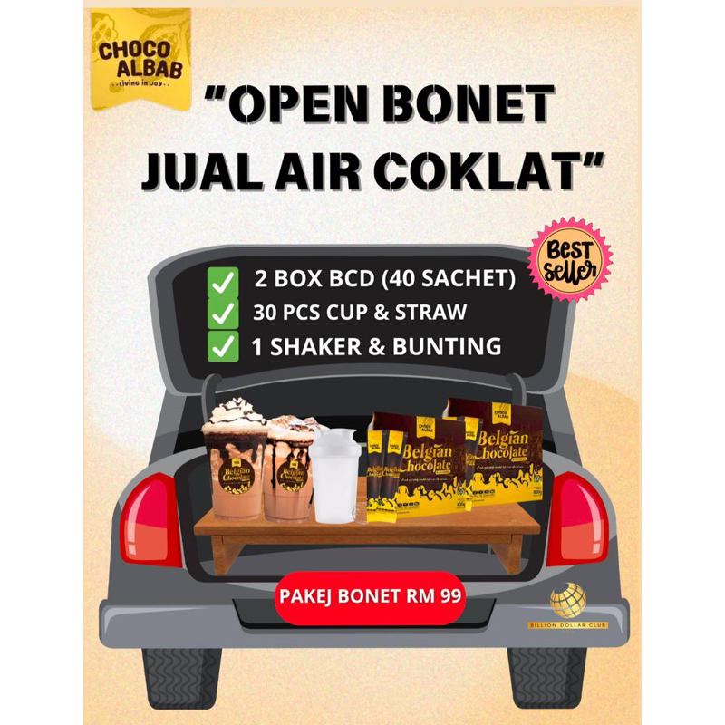 Air coklat viral open bonet | Shopee Malaysia