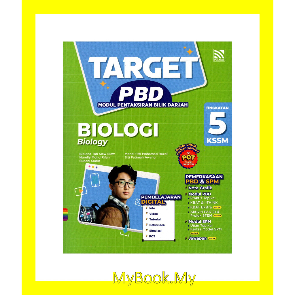 *BARU* MyB Buku Latihan : Biologi Biology Tingkatan 5 - Target PBD Modul Pentaksiran Bilik ...