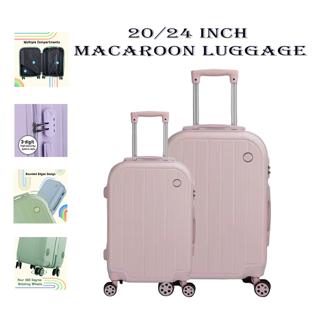 [Ship From Sabah] Travel Luggage | ABS | Bagasi Bulat | Luggage ...