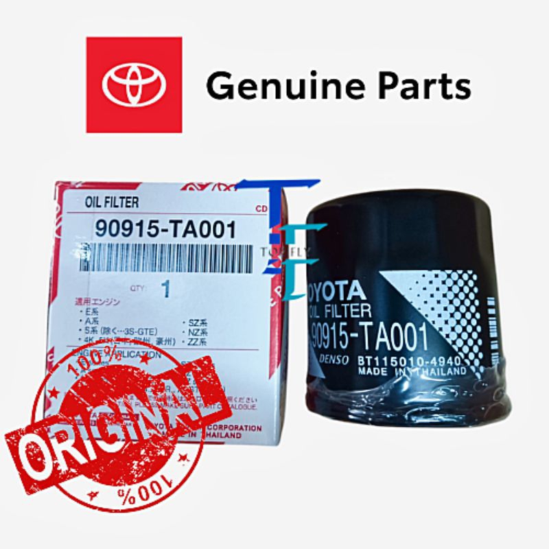 100% ORIGINAL TOYOTA OIL FILTER FOR VIOS , ALTIS , AVANZA, WISH , YARIS ...