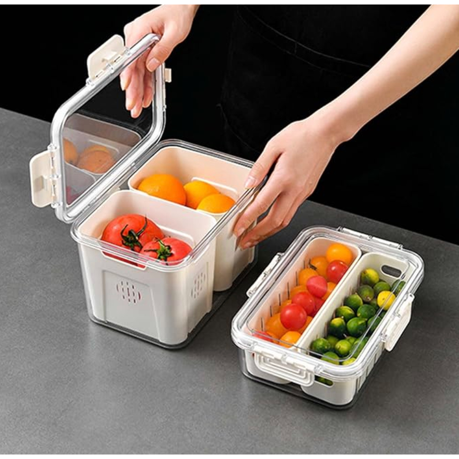 MultiBox Tall Compartment 2/4 - Food Storage Container Leakproof and ...