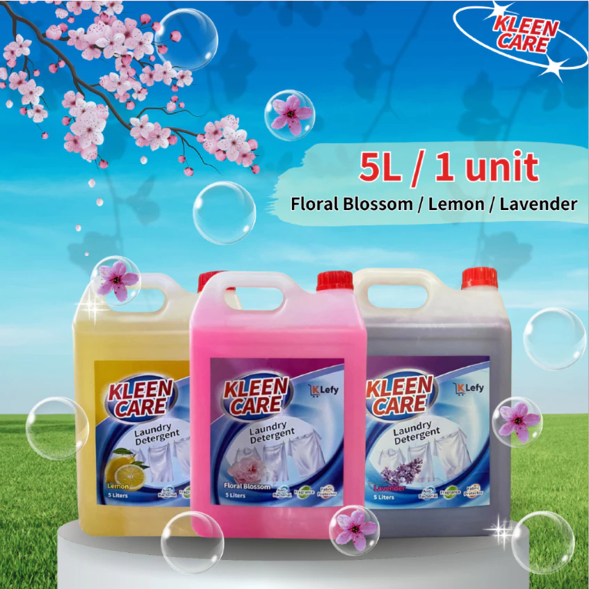 KleenCare 5kg Sabun Dobi Wangi Liquid Pencuci Baju Laundry Detergent ...