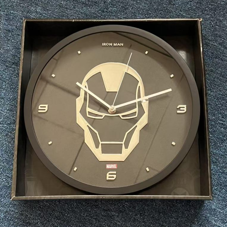 Marvel SuperHero Captain America Iron Man Spider Man Wall Clock 12 inch ...
