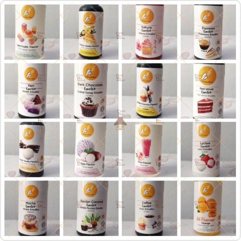 Food Flavouring & Colouring Repacking [HALAL] 可食用颜料和香精 香草精 Vanilla ...