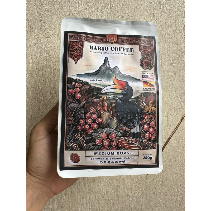 Bario Coffee: Arabica Coffee Medium Roasted 250g | Shopee Malaysia