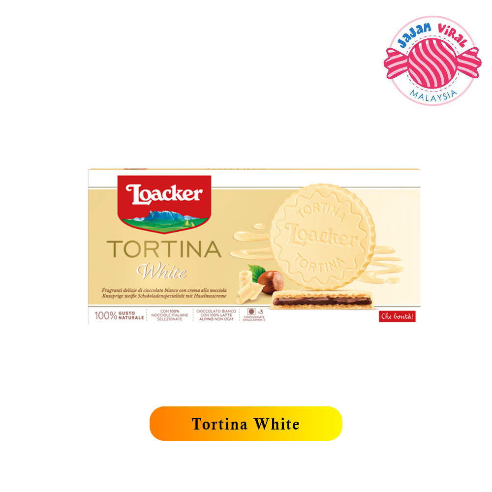 LOACKER TORTINA WHITE CHOCOLATE WAFER 63G | Shopee Malaysia