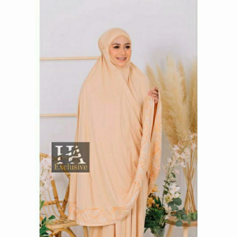 Preloved Set Telekung Dewasa Colour Peach Seperti baru | Shopee Malaysia