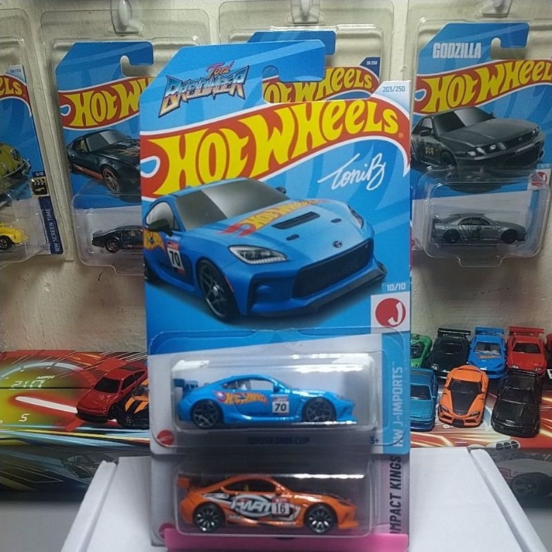 COMBO COMBO ITEM!!! HOT WHEELS TOYOTA GR 86 CUP BLUE & OREN | Shopee ...