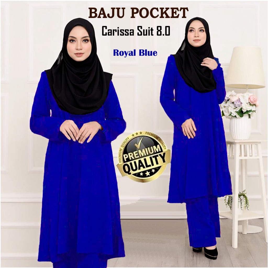 New Akeela Baju Seluar Suit Muslimah Set Pakaian Umrah Haji S-3XL Putih ...