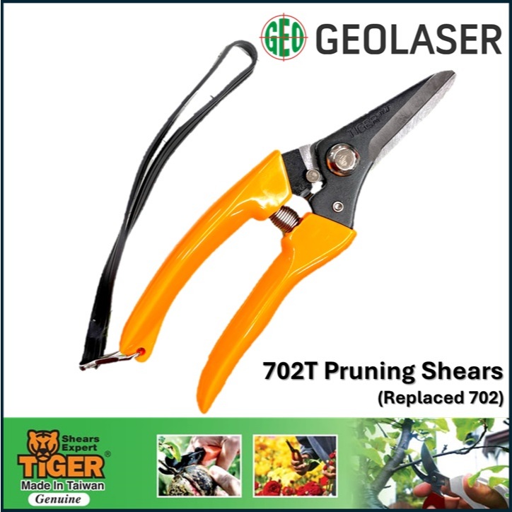 ORIGINAL TIGER Pruning Shear 702 (702T) 180MM (made in Taiwan) Wire ...