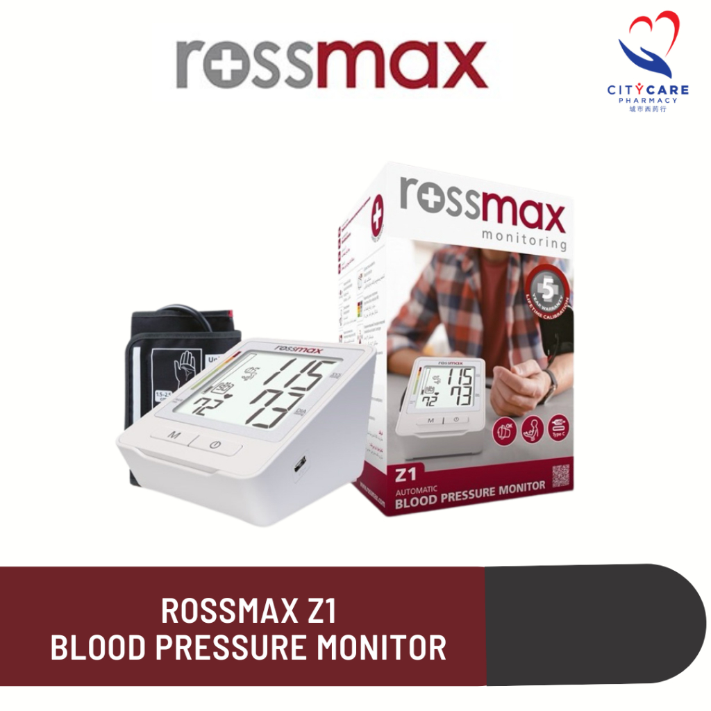 ROSSMAX Z1 Blood Pressure Monitor with free adapter | Shopee Malaysia