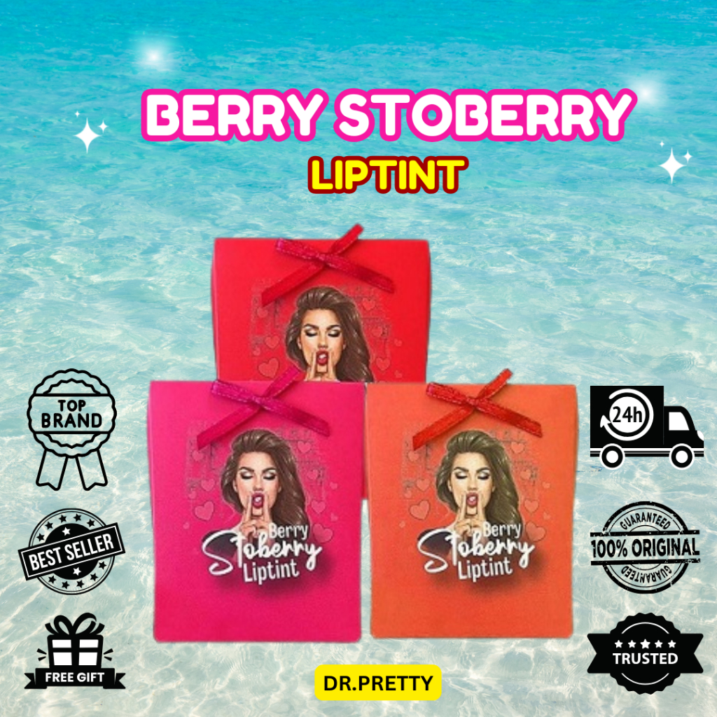 🔥CLEARANCE🔥 BERRY STOBERRY LIPTINT ORIGINAL HQ 💯 3 COLOUR | Shopee Malaysia